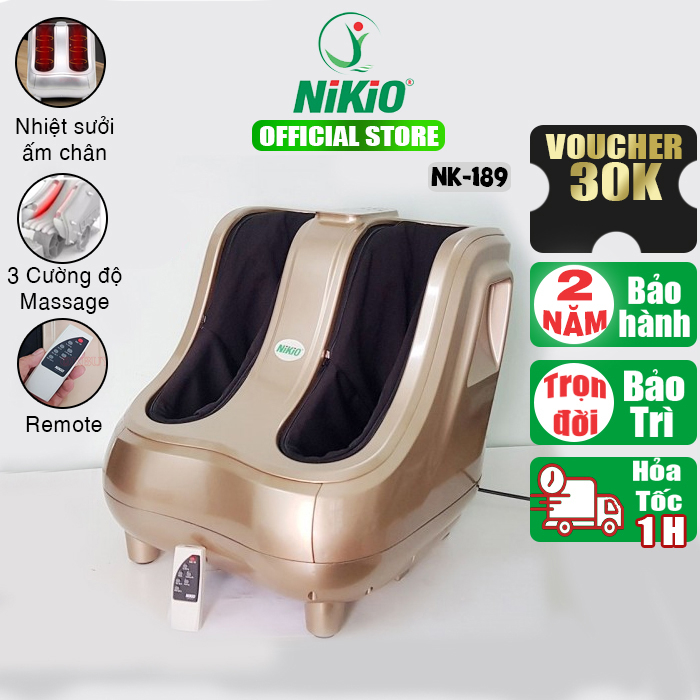 Máy massage bàn chân và bắp chân 4D Nhật Bản Nikio NK-189 - MixASale