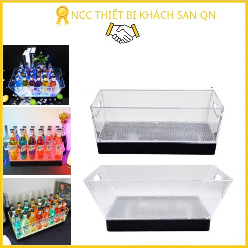 Mua Khay đựng đá ướp lạnh chai rượu có đèn LED thay đổi mầu sắc dành ...