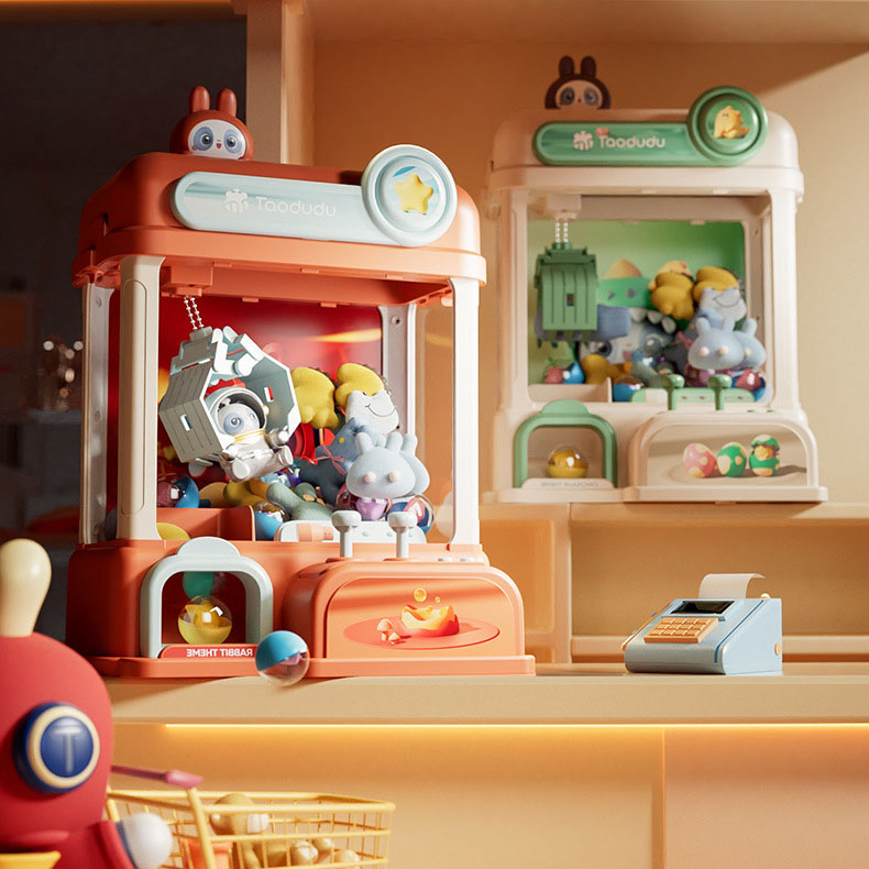 Mua Máy Gắp Thú Mini Gấu Trúc,Thỏ Phi Hành Gia Kích Thước Lớn Có Nhạc ...