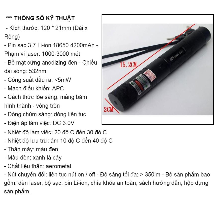 Mua ĐÈN PIN ĐÈN POINTER LASER đèn laze thuyết trình tia laser đèn chiếu ...