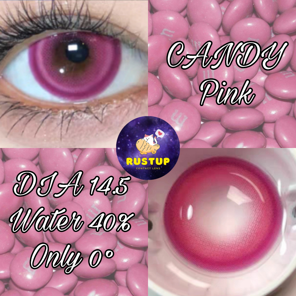 Mua CONTACT LENS dòng CANDY màu HỒNG 0 ~> 8 độ. giá rẻ nhất | TecKi.Vn