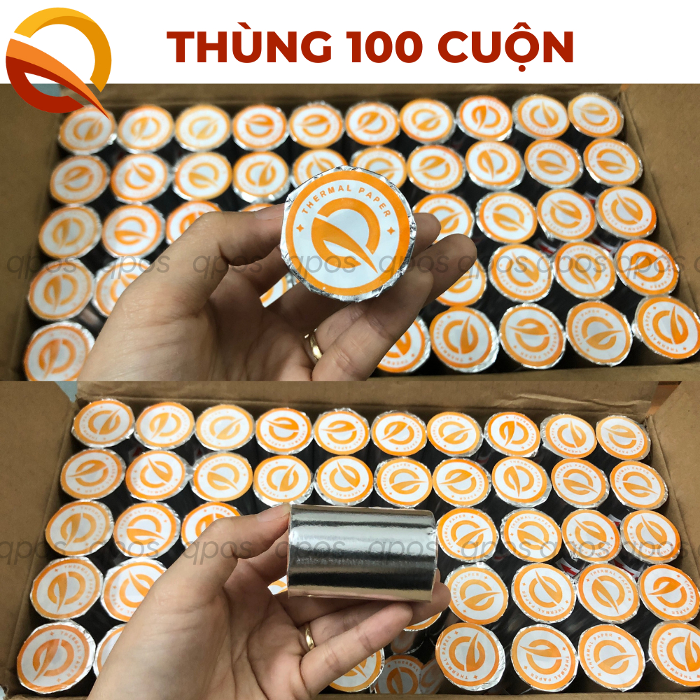 Mua Thùng giấy in bill K57 K58, giấy in hóa đơn K57x45 K57x38 giấy in ...