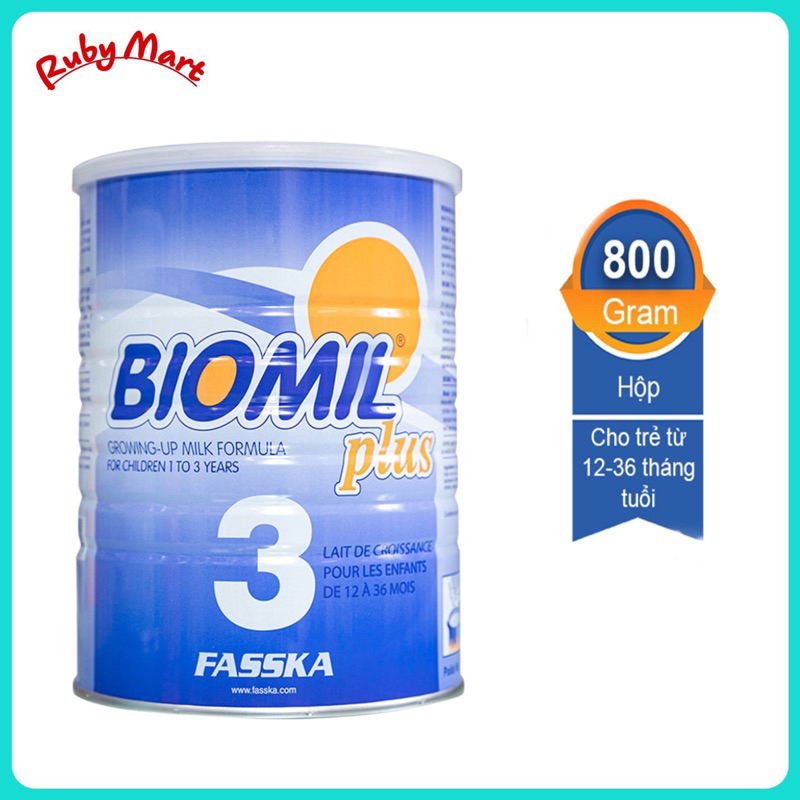 [Date 2.2025] Sữa Bột Biomil Plus số 3 Lon 800g giúp trẻ tiêu hóa và ...