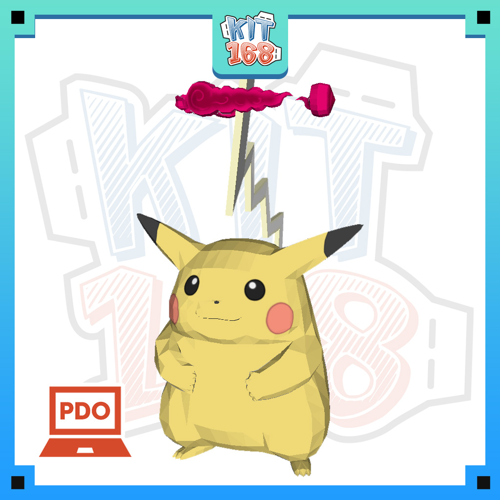 Mua Mô hình giấy Anime Game Pokemon Pikachu Gigantamax ver 2 rẻ nhất ...