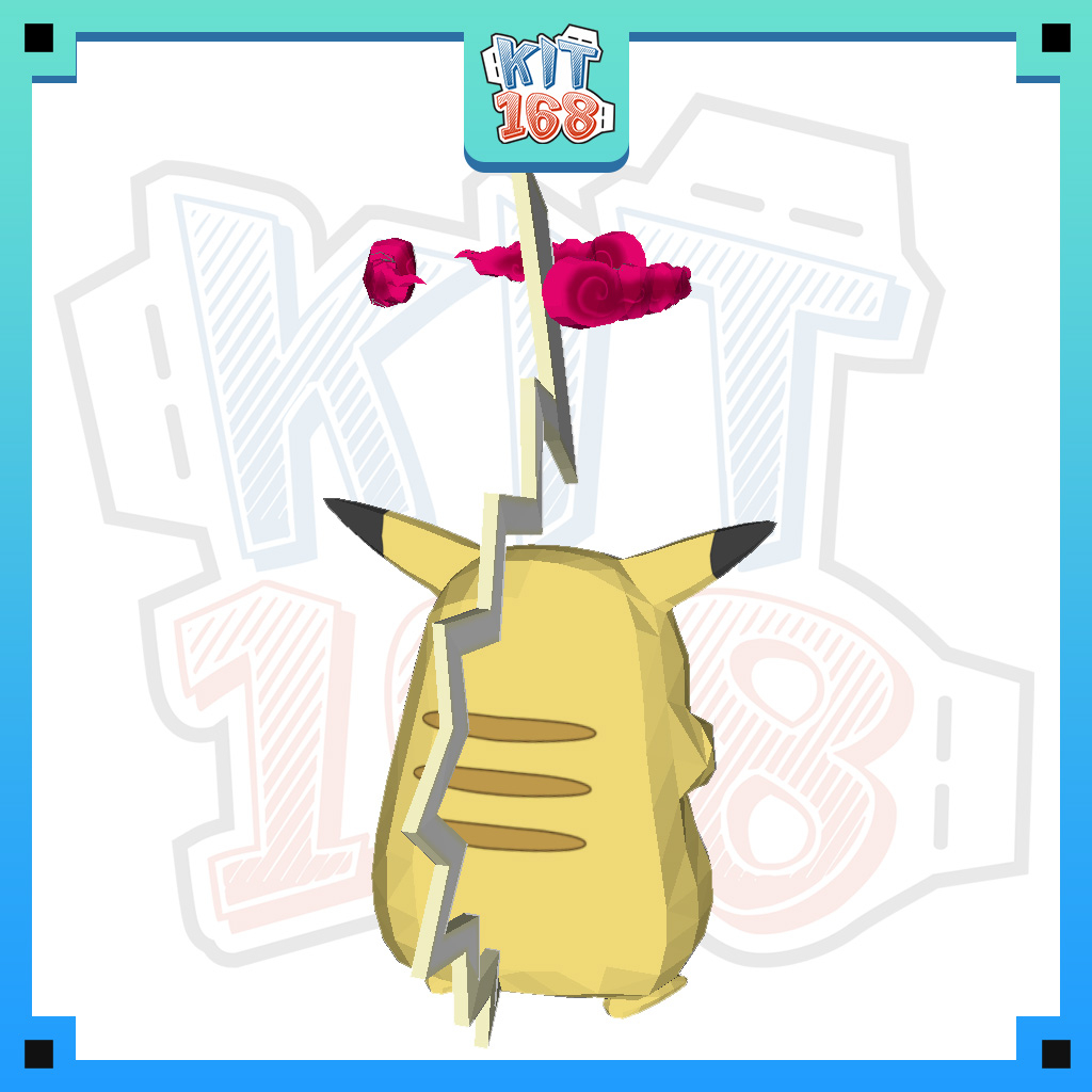 Mua Mô hình giấy Anime Game Pokemon Pikachu Gigantamax ver 2 rẻ nhất ...