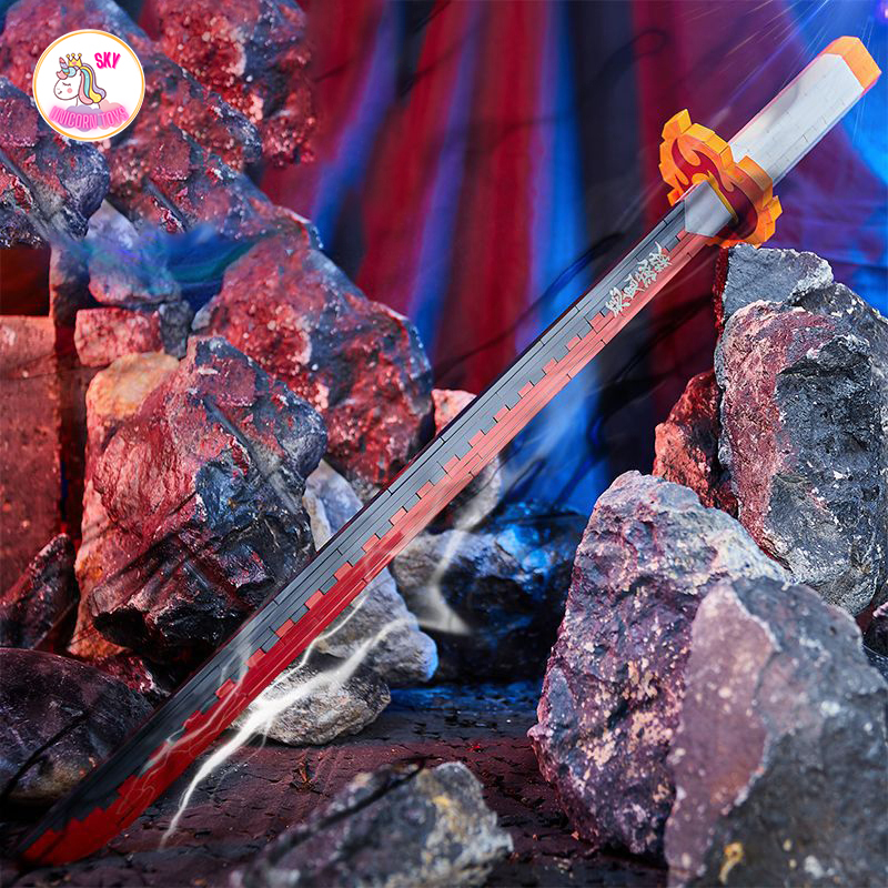 Mua Đồ Chơi Lắp Ráp Kiểu LEGO SWORD Mô Hình Thanh Kiếm Diệt Quỷ Zenitsu ...