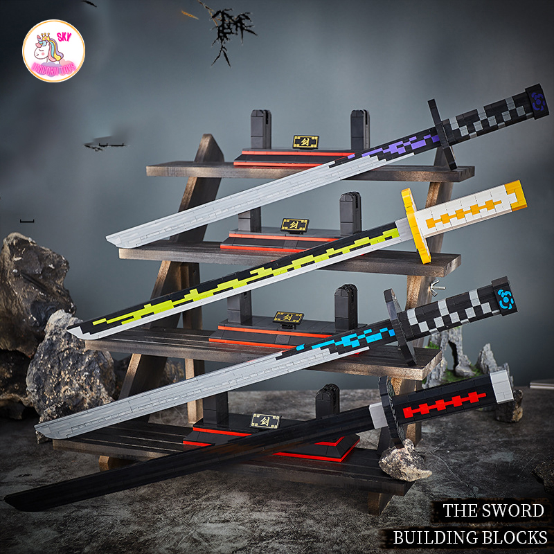 Mua Đồ Chơi Lắp Ráp Kiểu LEGO SWORD Mô Hình Thanh Kiếm Diệt Quỷ Zenitsu ...