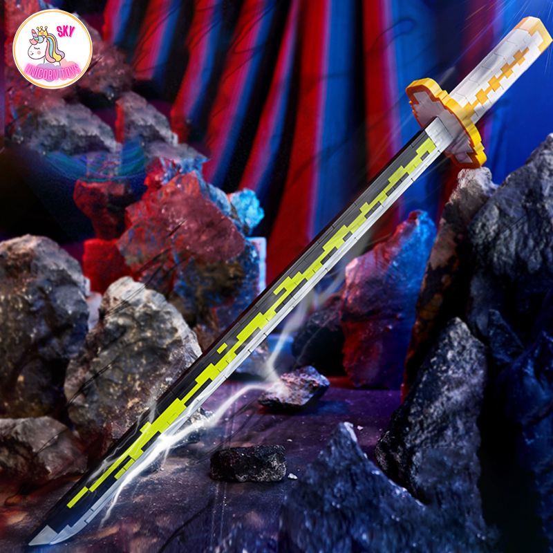 Mua Đồ Chơi Lắp Ráp Kiểu LEGO SWORD Mô Hình Thanh Kiếm Diệt Quỷ Zenitsu ...