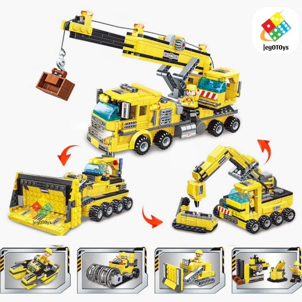 Mua Lego Xe Cần Cẩu Múc 1000+ Mảnh Ghép - Trọn Bộ Đồ Chơi Lego Lắp Ráp ...