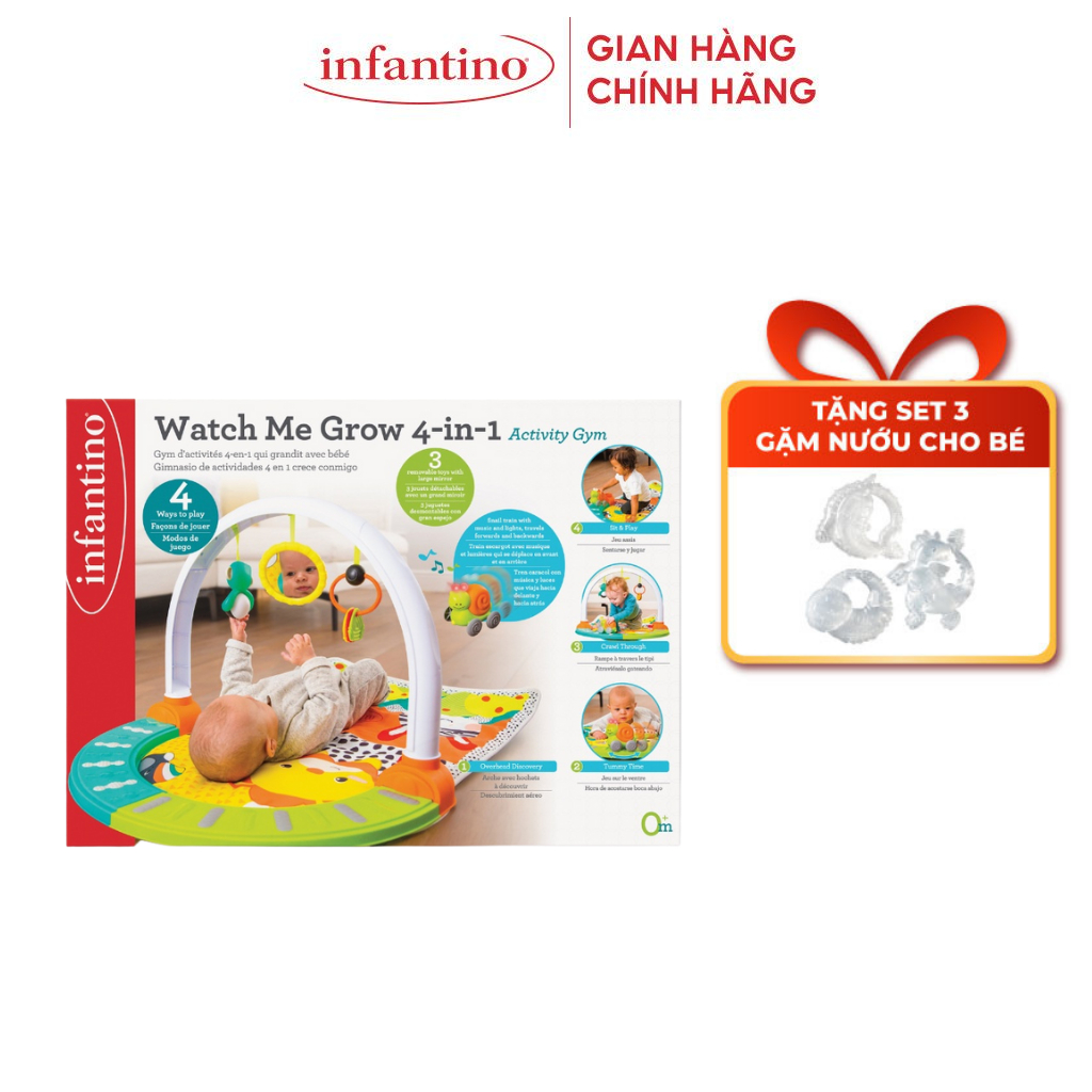 Thảm Chơi Vận Động Watch Me Grow 4Trong1 INFANTINO WATCH ME GROW 4IN1 ...
