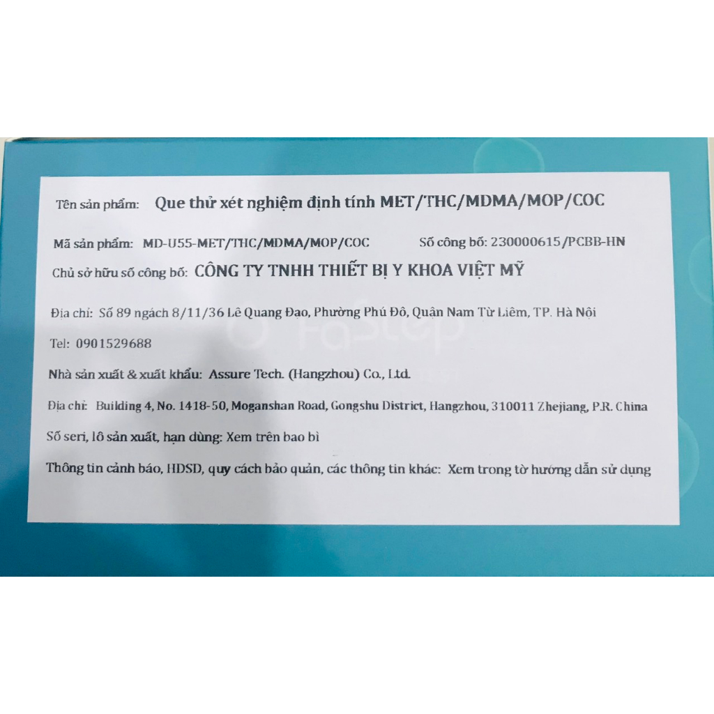 Mua Que test thử ma túy 5 chân fastep, test nước tiểu tại nhà nhanh ...
