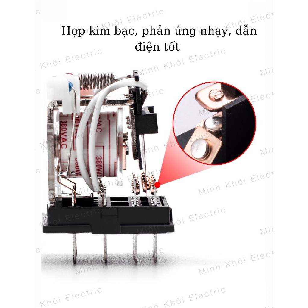 Rơ Le Trung Gian Chint 8 Và 14 Chân Kèm Đế,Relay Chint 220V,24V,12V ... Rơ Le Trung Gian Chint 8 Và 14 Chân Kèm Đế,Relay Chint 220V,24V,12V ...