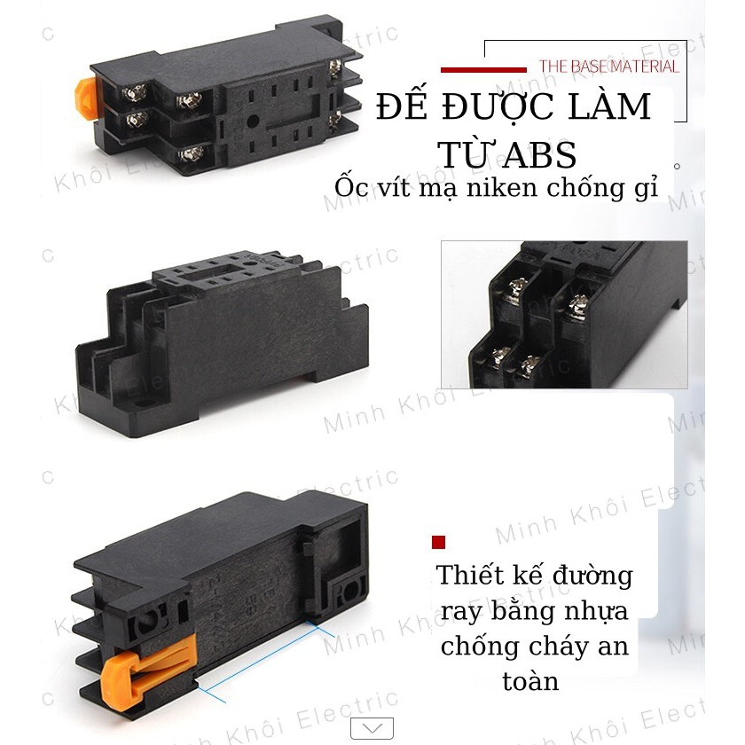 Rơ Le Trung Gian Chint 8 Và 14 Chân Kèm Đế,Relay Chint 220V,24V,12V ... Rơ Le Trung Gian Chint 8 Và 14 Chân Kèm Đế,Relay Chint 220V,24V,12V ...