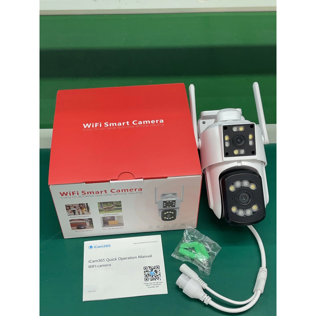 Camera IP Wifi Ngoài Trời ICAM365 2 Mắt Độc Lập FULLHD 4K 6.0 MP Siêu ...