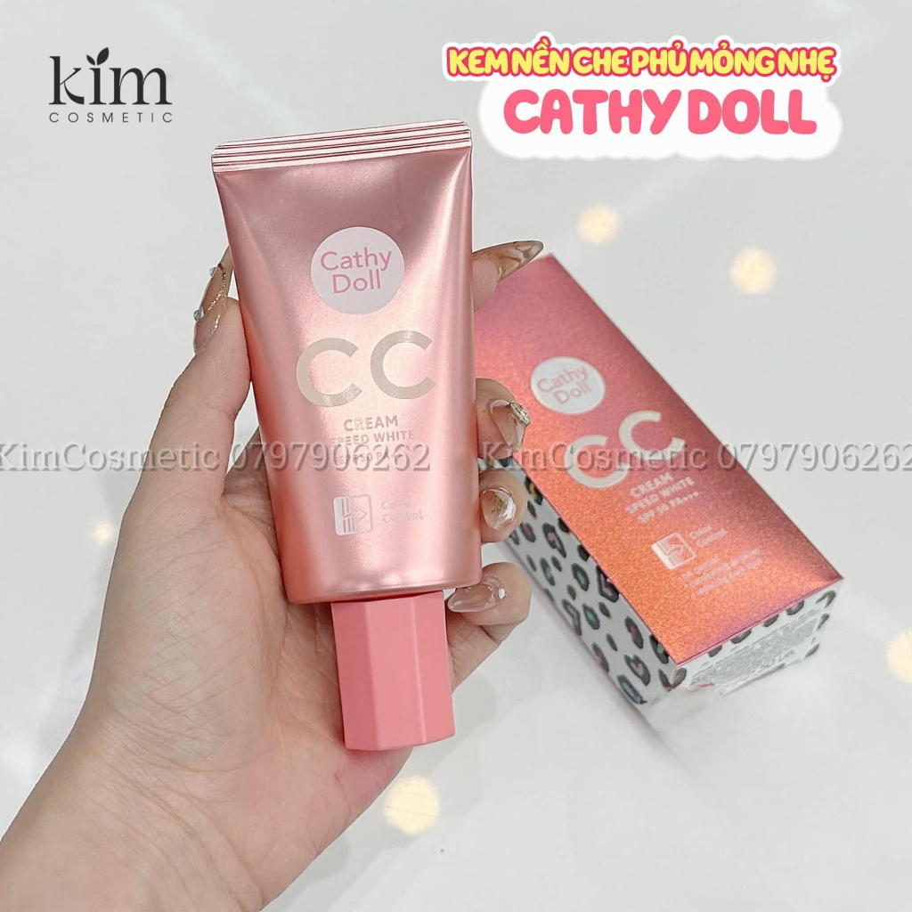 Mua KEM NỀN CATHY DOLL SPEED WHITE CC CREAM SPF50/PA+++ giá rẻ nhất ...