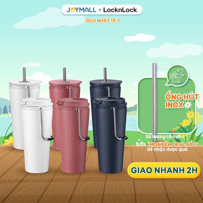 Ly giữ nhiệt LocknLock Bucket Tumbler LHC4268 LHC4269 540ml- Hàng chính ...