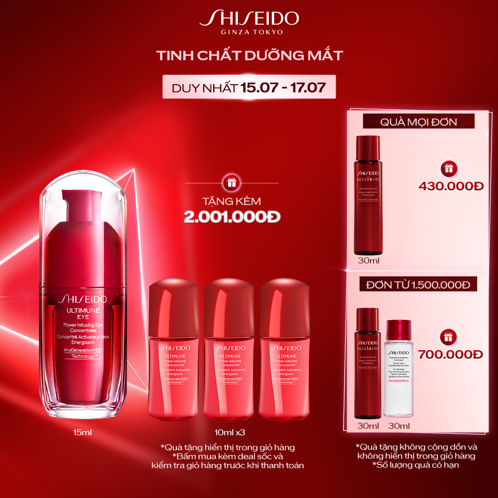 Tinh chất (serum) dưỡng mắt Shiseido Ultimune Power Infusing Eye ...