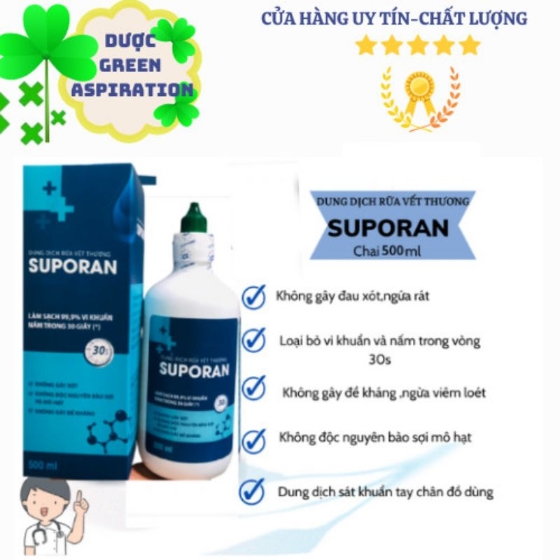 Mua Dung Dịch Sát Khuẩn Điện Hóa Suporan { 500ml } Tiêu Diệt 99,9% Mầm ...
