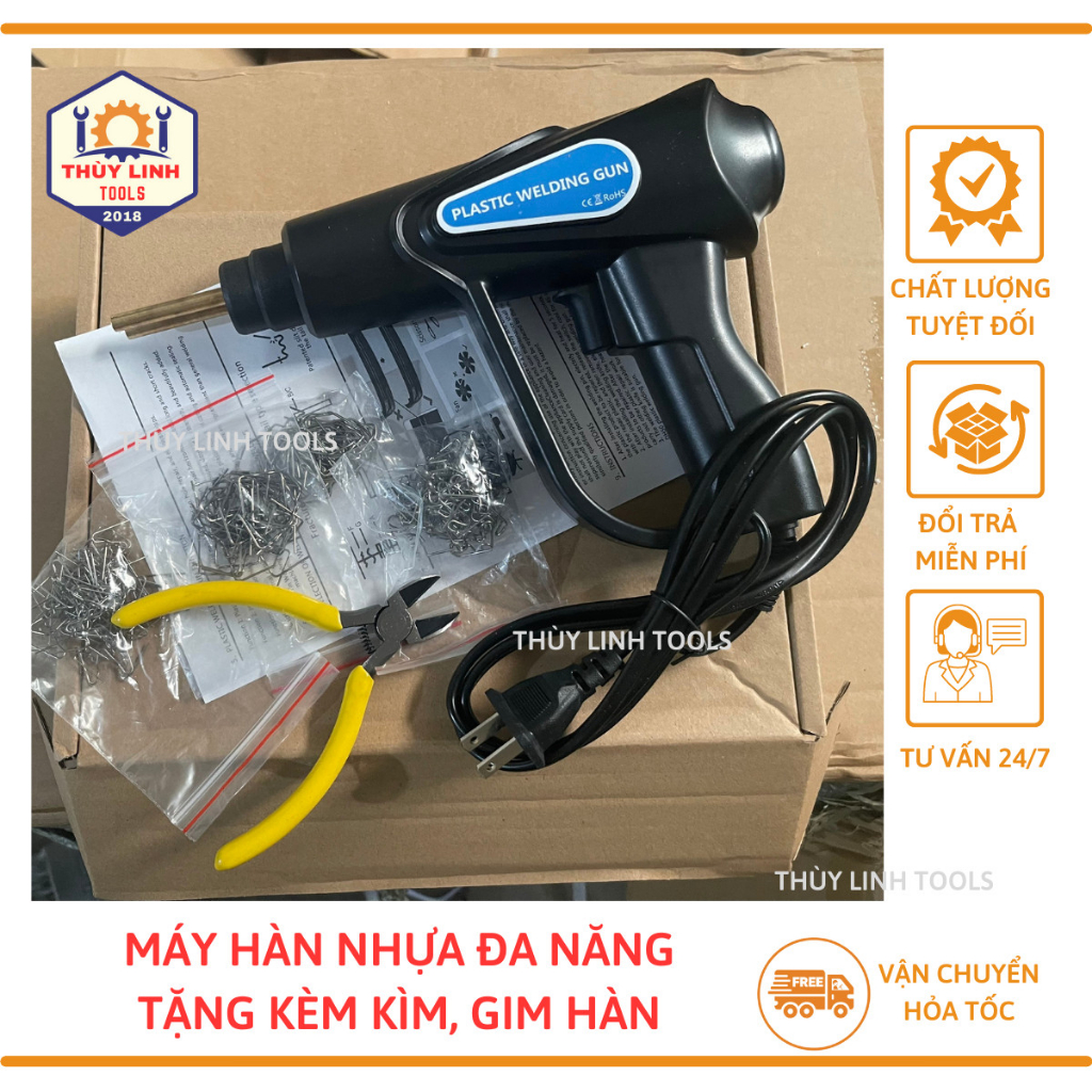 Mua Máy hàn nhựa đa năng kèm ghim hàn và kìm bấm THÙY LINH TOOLS giá rẻ ...