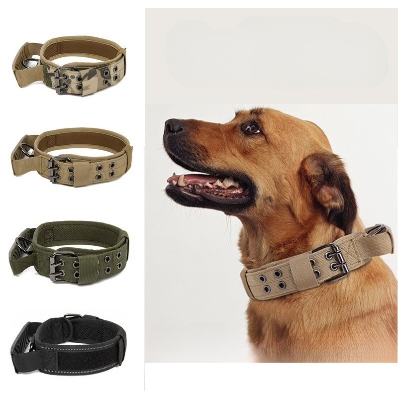 Mua Vòng cổ Chó lớn 2 lớp có đệm tay dắt huấn luyện giá rẻ nhất | TecKi.Vn