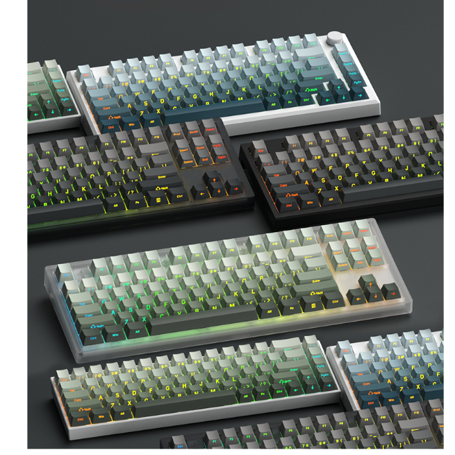 Mua Bộ nút bàn phím cơ | Keycap Ninja Gradient 136 nút | PBT Doubleshot ...