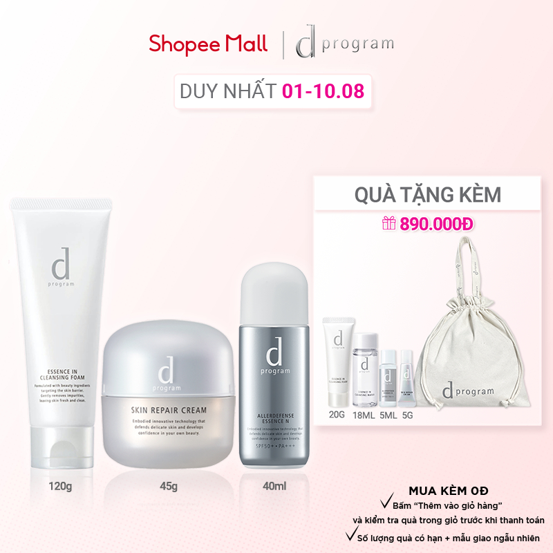 Bộ sản phẩm dprogram phục hồi da buổi sáng - MixASale