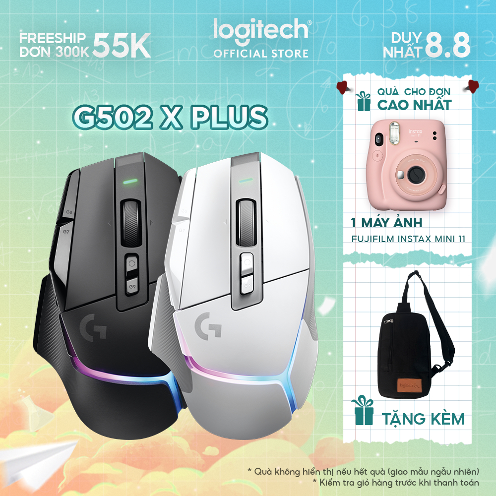 Chuột game không dây Logitech G502 X PLUS LIGHTSPEED switch LIGHTFORCE ...