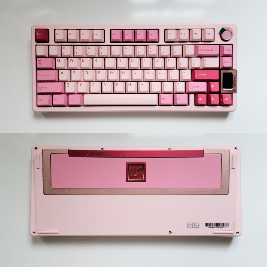 Bàn Phím Cơ Custom Infiverse Infi75 Mạch Xuôi, Màn Hình Led, 75% Âm Gõ ...