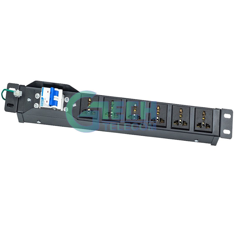 Mua Thanh nguồn PDU 6 cổng có MCB lắp rack giá rẻ nhất | TecKi.Vn