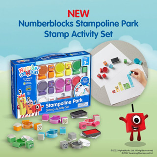 Numberblocks Stampoline Park Stamp Activity Set: Bộ trò chơi con dấu ...