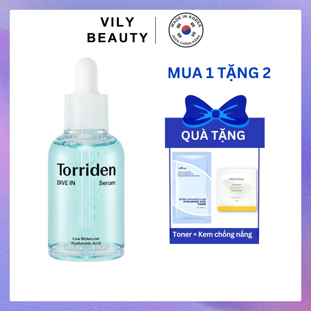 Bill Hàn Tinh chất cấp ẩm phục hồi Torriden Dive-in Serum 50ml - MixASale