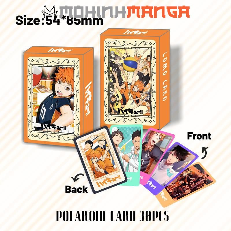 Lomo Card Hộp 30 Thẻ Truyện Haikyuu Vua Bóng Chuyền Poster Card Haikyu ...