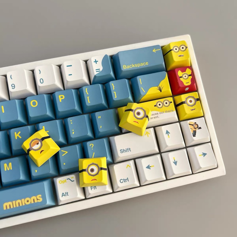 Keycap Minion INDUSTRIES Profile Chất Liệu PBT Dyesub Dùng Trên Nhiều Layout Bàn Phím Cơ ...