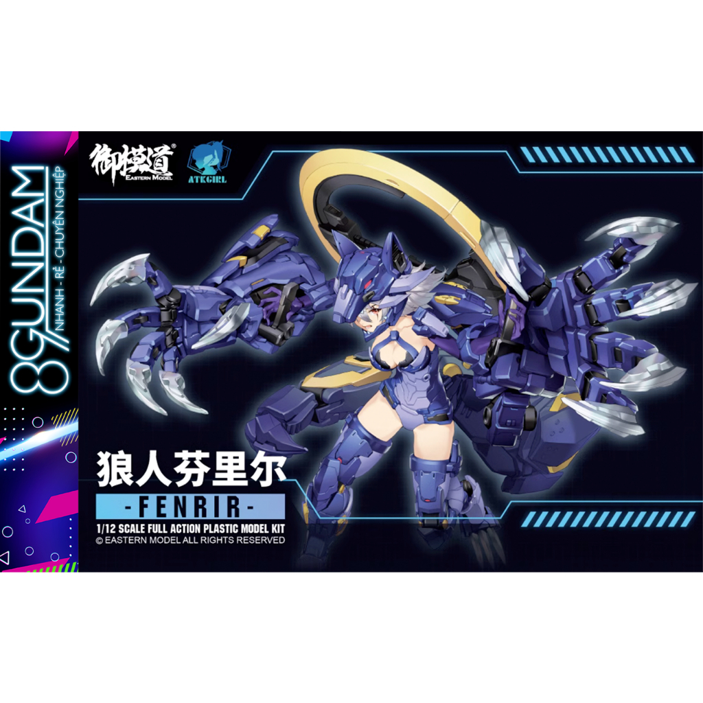 Mua Mô Hình Lắp Ráp ATKGirl 1/12 Fenrir Moon ver. (E-Model) giá rẻ nhất ...