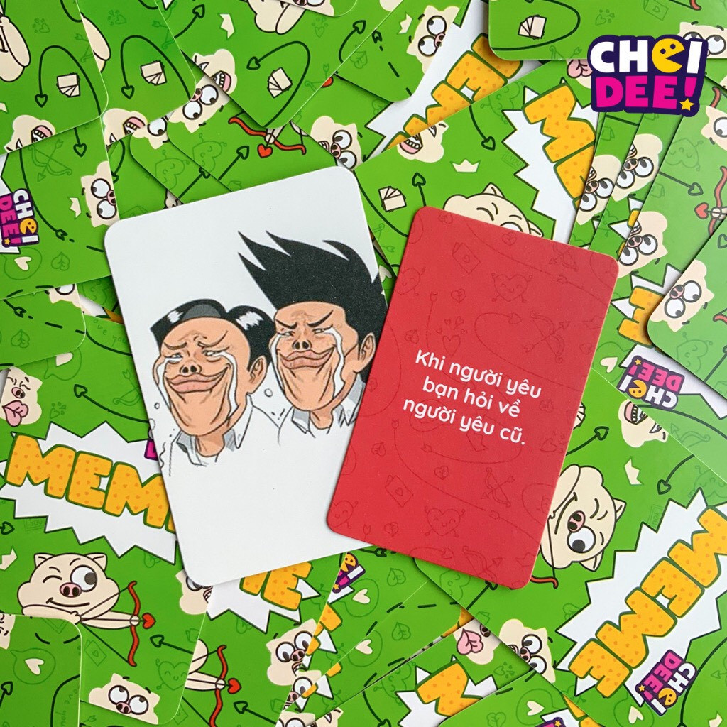 Bộ bài meme Nicecomment 130 lá, phiên bản Mêm BREAK TIME vui hài chơi ...