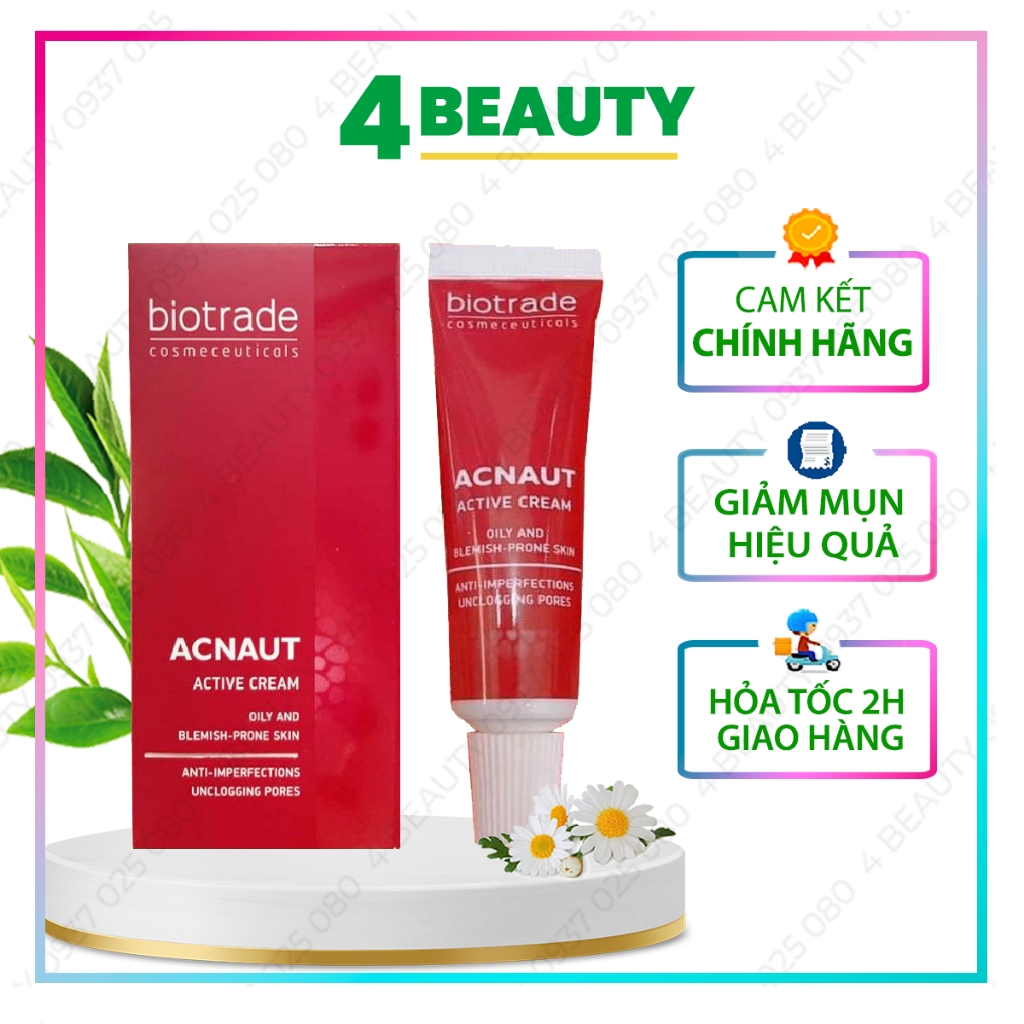 Kem mụn Biotrade chấm mụn giảm mụn sưng viêm mờ thâm Bulgaria - MixASale