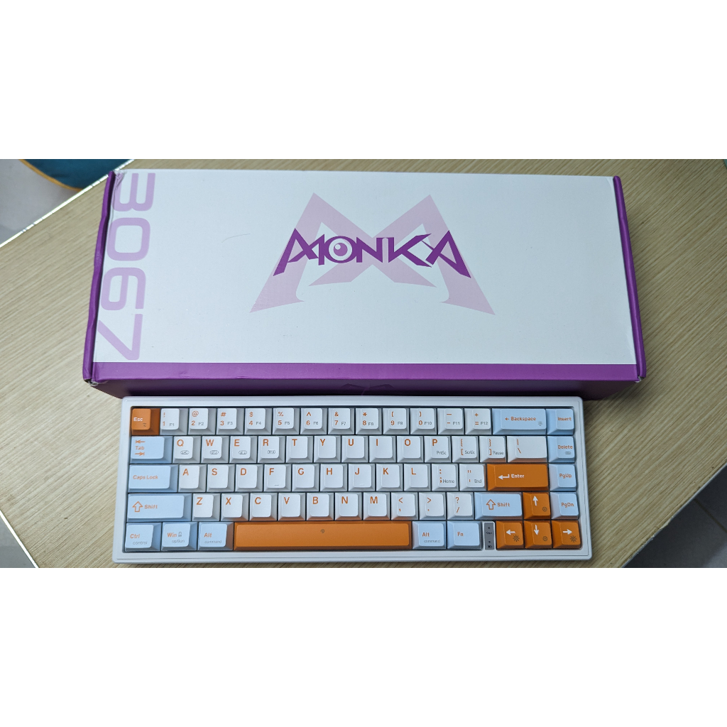 Bàn Phím Cơ Không Dây Monka 3067 V2 PRO | 3 Mode | Mạch Xuôi | Hotswap ...