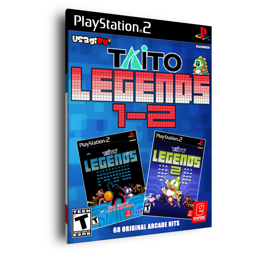 Đĩa game PS2 TAITO LEGENDS 1 2 - MixASale