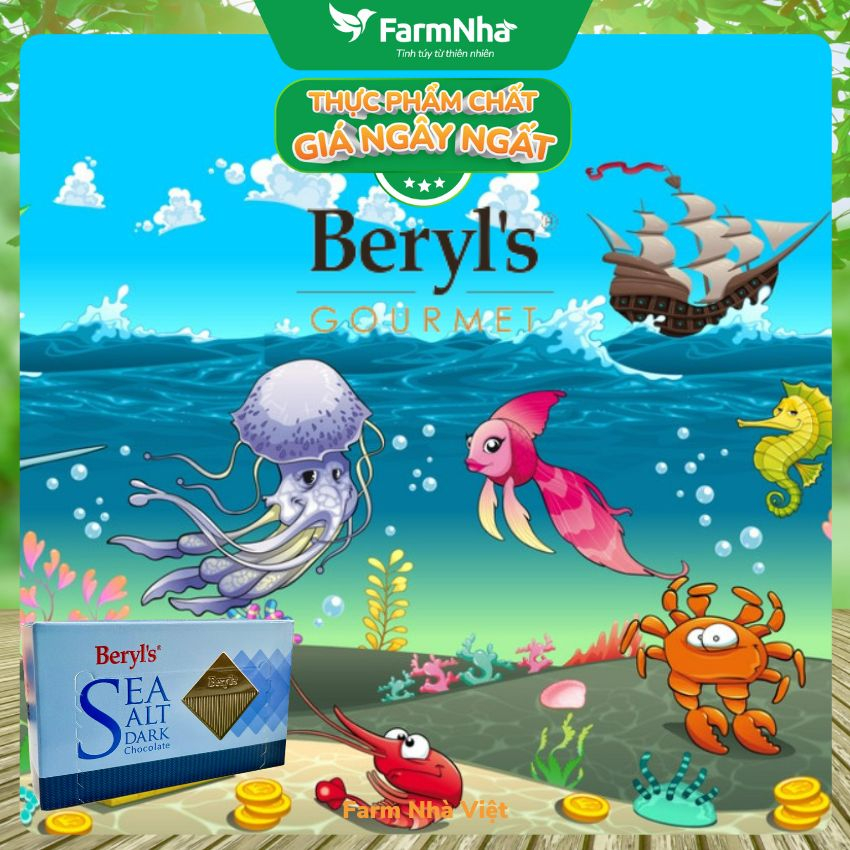 Mua (Combo 3 Hộp) Socola Beryls 60g Dark Sea Salt - Hương vị độc đáo ...