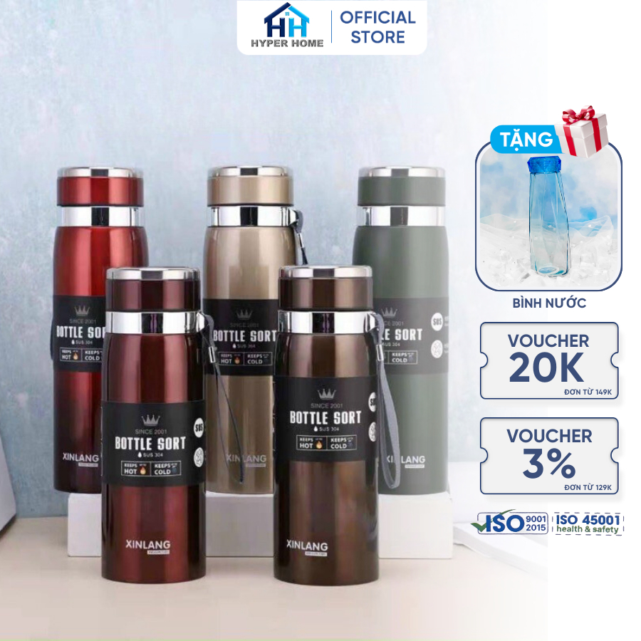 Bình giữ nhiệt Bottle Sport 600ml 800ml 1000ml Inox 304 / mã 26 | BigBuy360 - bigbuy360.vn