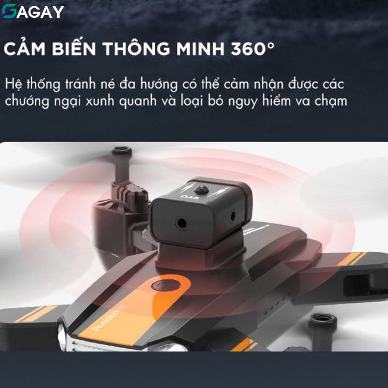 Flycam Mini S13 PRO máy bay không người lái tránh chướng ngoại vật ...