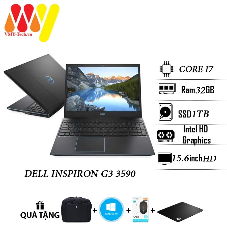 Mua Laptop DELL INSPIRON G3 3590, laptop gaming mẫu cao cấp, Core i7 ...
