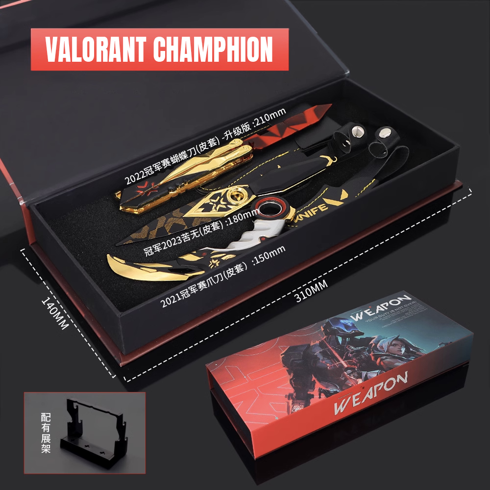 Mô Hình Đồ Chơi Dao VCT Champion Valorant 2021 2022 2023 Bằng Hợp Kim ...