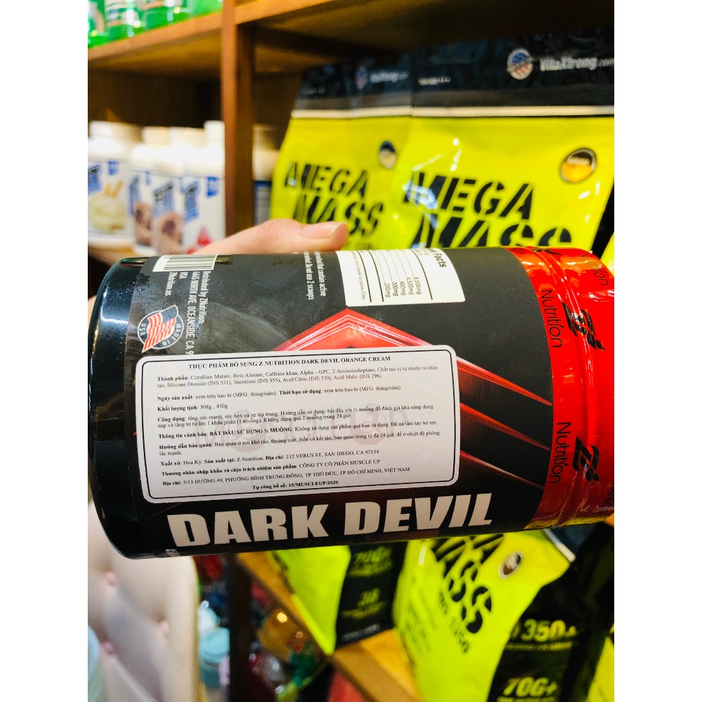 Mua DARK DEVIL PRE WORKOUT ZNUTRITION - TĂNG SỨC MẠNH - 30SV- WSPT giá ...