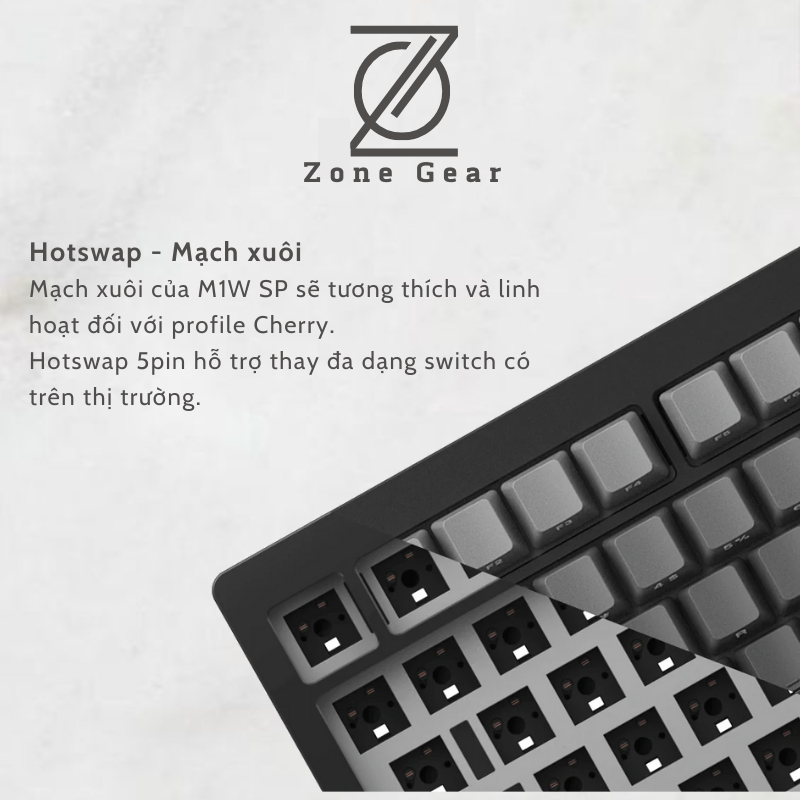 Mua Bàn Phím Cơ MonsGeek M1W - M1W SP (Full Nhôm CNC – Mạch xuôi – 3 ...