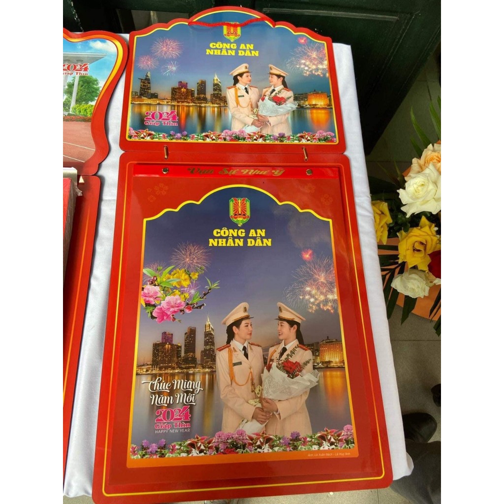 Lịch Bloc Đại Đặc Biệt CAND 2024, Lịch Xé Treo Tường Công An Nhân Dân 2024