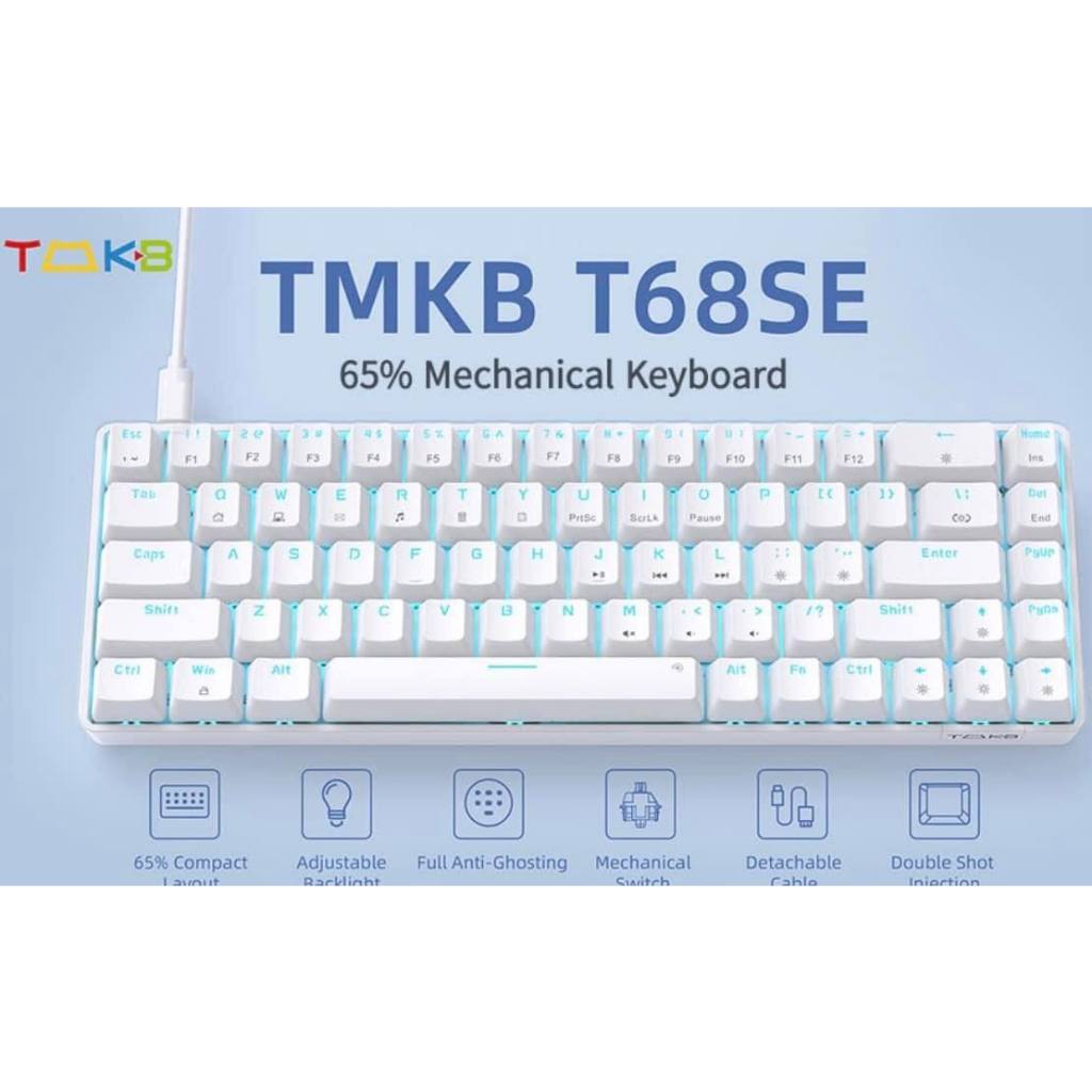 Bàn Phím Cơ Không Dây TMKB T63 By Kemove