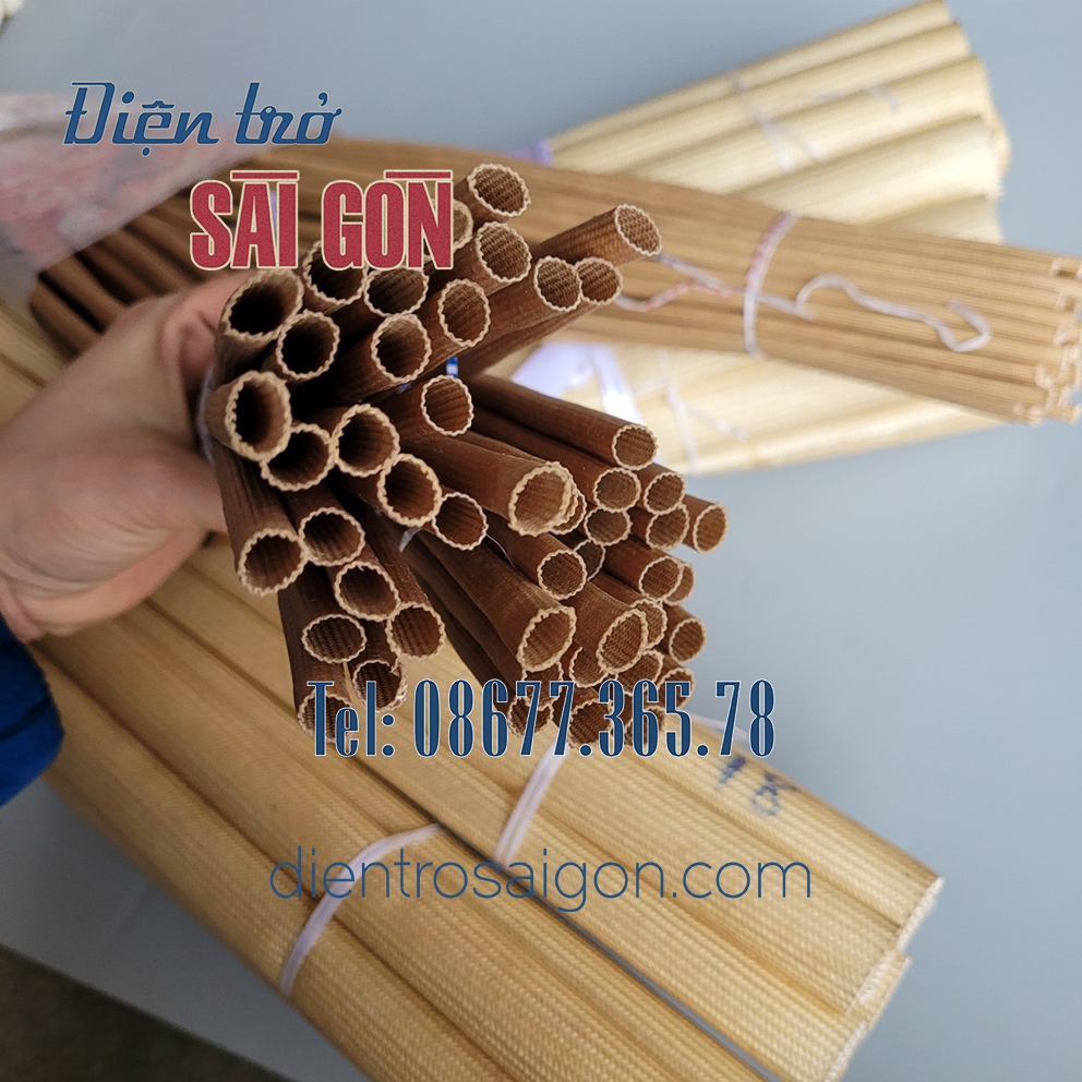 Ống Gen Amiang Cách Điện, Ống Gen Sợi Thủy Tinh Chịu Nhiệt 600 Độ ...