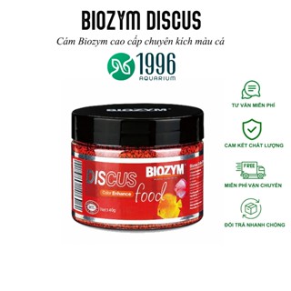 Thức ăn Biozym Discus (140g) kích màu cho cá cảnh cực tốt, không bị đục ...