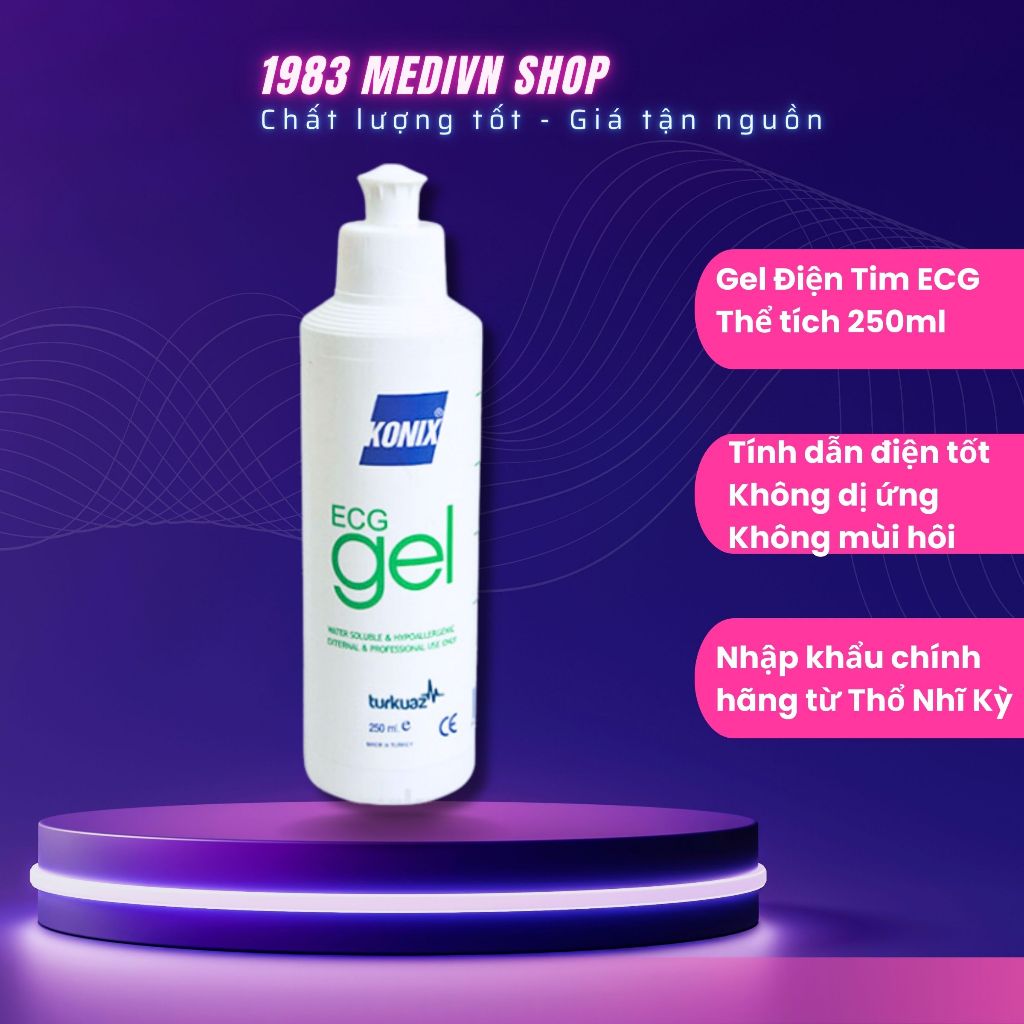 Mua Gel điện tim ECG Konix - Gel siêu âm cho máy triệt lông Aqua chai ...